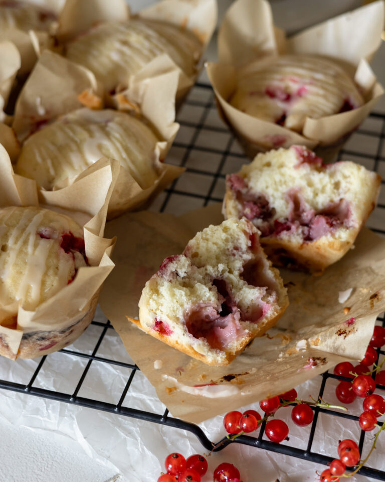 Strawberry Red Currant Muffins - The Creek Line House